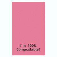China Nontoxic Compostable Shipping Bags Waterproof Practical Pink Black Color for sale