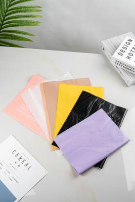 China Multicolor Biodegradable Plastic Bags Waterproof Antiwear For T-Shirt Shipping for sale