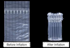 China PE PA Inflatable Bubble Wrap Width 15 Cm-120 Cm Customized Packaging In Rolls Or Bags for sale