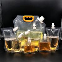 China Food Grade Plastic Spout Pouches with Spout for Holding Drinks and Liquids for sale