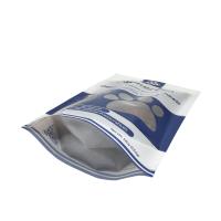 China 16oz Plastic Recyclable Dog Treats Custom Dog Food Bags With Zipper And Window for sale
