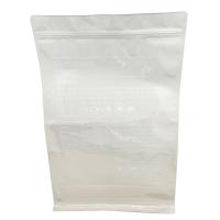 China Customized Heavy Duty Big Strong Pet Food Bags Dog Treats Bags With Flat Box Bottom Side Gusset Resealable Zipper for sale