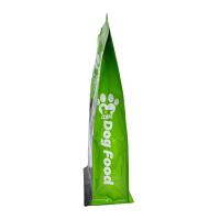 China Custom Logo Heavy Duty Large Flat Bottomed Pet Food Bags With Zipper For Dry Pet Food Cat Food Packaging for sale