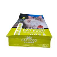 China 2.5kg Glossy Foil Lined Square Flat Bottom Dog Food Pouch Stand Up For Cat Dog Treats Packaging for sale