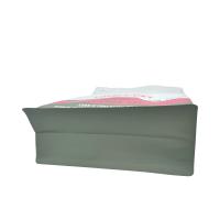 China 2500g Custom Matte White Pet Dry Food Bags with Ziplock 8 Sides Seal All Sides Printed Side Gusseted for sale