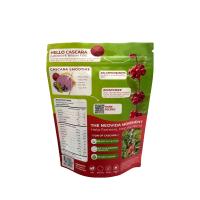 China PBAT PLA  Kraft 100% Compostable Stand Up Pouches With Zipper For Dry Food Powder Packaging for sale