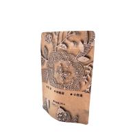China Zipper Top Kraft Custom Compostable Packaging Heat Seal Bags Stand Up Biodegradable Pouches For Packing Dry Food Snacks for sale