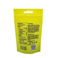 China 7g Custom Design One Side Foil Lined Childproof Ziplock Resealable Weed Bags With Hanging Hole And Clear Window for sale