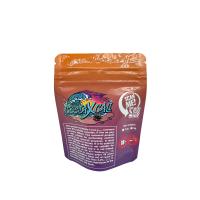 China Gloss Surface Foil Laminated Childproof  Top Zipper Pouch Bags 3.5 G Stand Up For Weed Packaging for sale