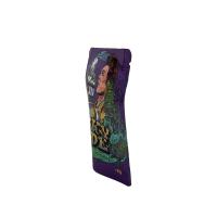 China Mylar Foil Coated Child Resistant Stand Up Pouches 3.5 g Weed Bags with Childproof Ziplock for sale