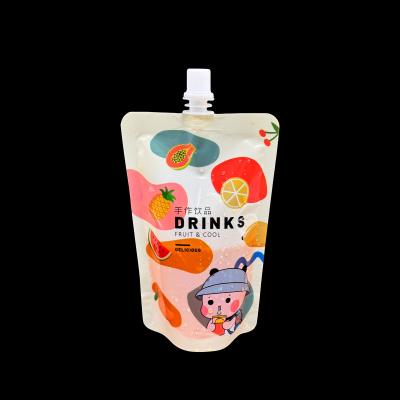 China BPA Free Custom Printed Spouted Stand Up Pouch For Baby Food Liquid Food Soup Liquor for sale