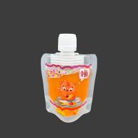 China BPA Free Reusable Matte Clear Custom Printed Spout Pouches / Eco Friendly Spout Pouches for sale