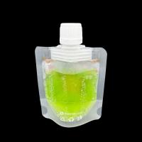 China BPA Free Reusable Matte Clear Custom Printed Spout Pouches / Eco Friendly Spout Pouches for sale