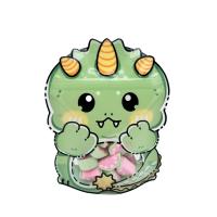 China Custom Dinosaur Dragon Shape Cut Stand Up Resealable Bags with Window and Zipper for Food Storage Packaging for sale