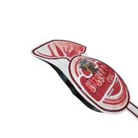 China Heart Candy Lollipop Die Cut Shape Reusable Flat Mylar Zipper Bags For Candies Flowers Leaves for sale