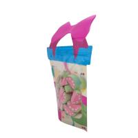 China Plastic Ziplock Handbag Shaped Stand Up Pouches For Packing Candies Sweet Treats Snacks Packaging for sale