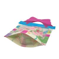 China Plastic Ziplock Handbag Shaped Stand Up Pouches For Packing Candies Sweet Treats Snacks Packaging for sale