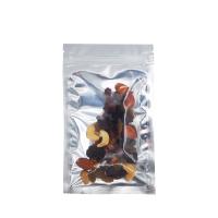 China Airtight Heat Seal  Aluminium Standing Pouch Mylar Foil For Food Storage With Zipper Lock And Tear Notches for sale