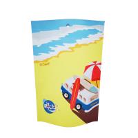 China Outer Flexible Package Foil UV Spot Custom Printed Stand Up Pouches For Chicken Beef Jerky Meat Food Packaging for sale