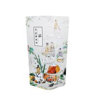 China White Paper Laminate Aluminum Foil Stand Up Reusable Food Bags For Spices Snacks Food Salt Packaging for sale