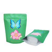 China Luxury Design Glossy Spout UV Printed Custom Resealable Pouches With Zipper For Cosmetics Packaging for sale