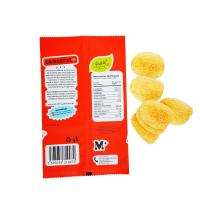 China Custom Printed Oilproof Plastic Foil Lined Back Sealed Pillow Pouch for Chips, Crisps, Snacks, Dry Food Packaging for sale