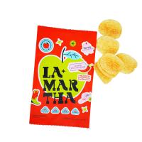 China Custom Printed Oilproof Plastic Foil Lined Back Sealed Pillow Pouch for Chips, Crisps, Snacks, Dry Food Packaging for sale