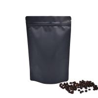 China 1.0g 3.5g 7.0g 14g 28g 13mil Clear Front Aluminum Foil Matte Black Back Stand Up Smell Proof Bags for Weed with Ziplock for sale