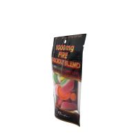 China One Side Clear One Side Aluminum Foil 3.5g Mylar Pouch with Ziplock Clear Window for Candy, Cookie, Gummy Packaging for sale