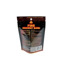 China One Side Clear One Side Aluminum Foil 3.5g Mylar Pouch with Ziplock Clear Window for Candy, Cookie, Gummy Packaging for sale