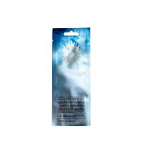 China Matte Metallic Shinny 2 G Mylar 3 Side Seal Pouch With Hanging Hole Custom Logo for sale