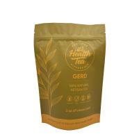 China 2 oz Custom Printed Design Aluminized Stand Up Resealable Tea Bags for Loose Leaf Tea Packaging for sale