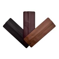China Brown Color Smell-proof Light-proof Matte Pure Aluminium Foil Liner Side Gusset Loose Leaf Tea Bags for Tea for sale