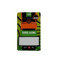 China Flat Bottom Side Gusset Foil Lined Flower Weed Packaging Bags With Resealable Zipper Food Packaging for sale
