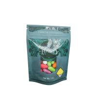 China Premium Foil Lined Window Custom Stand Up Pouch Packaging For Candy Gum Food Packaging for sale