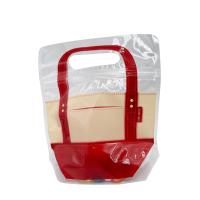 China Handbag Design Plastic Stand Up Zipper Pouches For Packaging Food Cookies Candies Fruits for sale