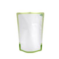 China Custom Design Aluminium Laminated Green Stand Up Pouch With High Barrier Property for sale