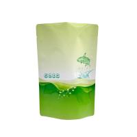 China Custom Design Aluminium Laminated Green Stand Up Pouch With High Barrier Property for sale