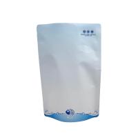 China 120microns Foil Coating Blue Food Custom Stand Up Pouches For Fresh And Flavorful Food Packaging for sale