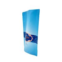 China Customized Aluminium Foil Coated Plastic Blue Stand Up Food Pouches 120microns Per Side Thickness for sale