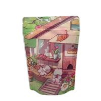 China FDA Recyclable Stand Up Pouches For Food Packaging With Window And Ziplock Customized Design for sale
