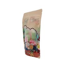 China Plastic Laminated Films Zipper Top Custom Packaging Stand Up Pouches With Matte Window for sale