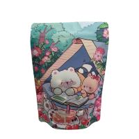 China Printed PE EVOH Food Packaging Pouch With Zipper Matte Clear Window for sale