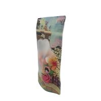 China 250g Plastic Matte Transparent Standup Pouches with Zipper and Window for Candies Dry Food for sale