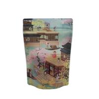 China 250g Plastic Matte Transparent Standup Pouches with Zipper and Window for Candies Dry Food for sale