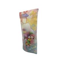 China Classical Pattern Plastic Customized Printed Stand Up Pouches With Window And Zip Lock For Food Packing for sale