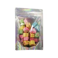 China 5x7 Inch Ziplock Heat Sealable Holographic Resealable Stand Up Pouches for Parties Business Packaging Food Storage for sale