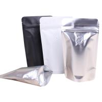 China 1/2 Lb Pound 250g Aluminum Foil Stand Up Coffee Bag With Ziplock Degassing Valve for sale