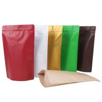 China Premium Stand Up Coffee Pouches with Degassing Valve for Coffee Bean, Ground Coffee, Tea Leaves Packaging for sale