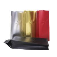 China Side Gusset Coffee Bags With Valve And Tin Tie HP Digital Printing for sale